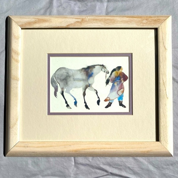 Carol Grigg | Art | Carol Grigg Picture She Walks With Horses Water ...